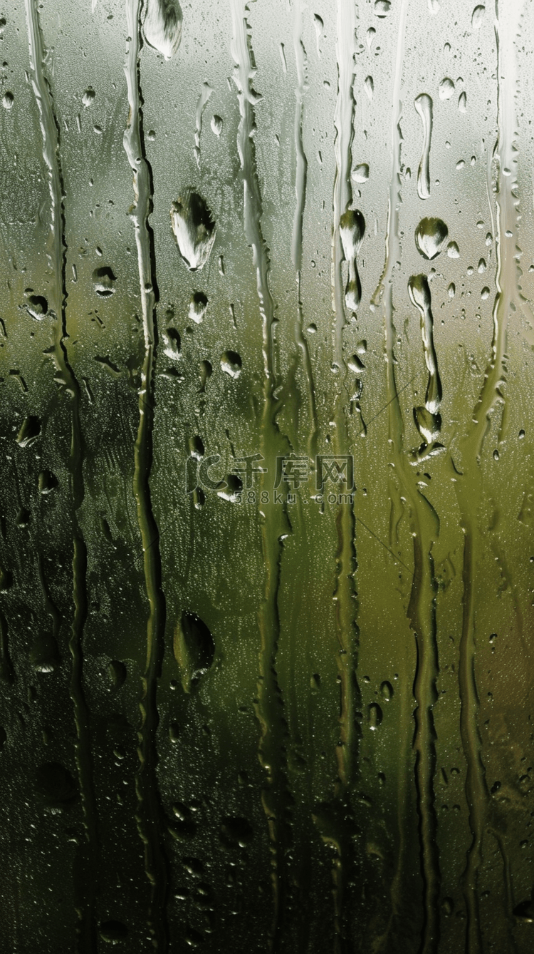 春天绿色玻璃窗上的雨点图片背景图片免费下载_海报banner/高清大图_千库网(图片编号7175496)