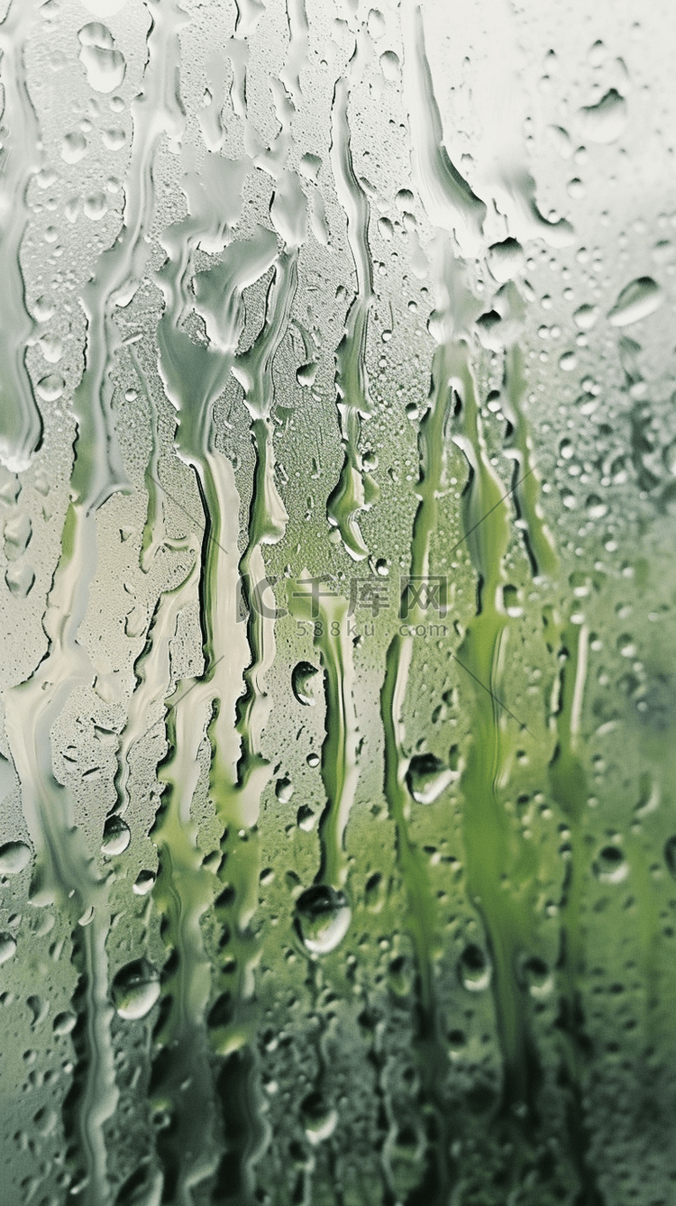 春天绿色玻璃窗上的雨点图片背景图片免费下载_海报banner/高清大图_千库网(图片编号7175499)