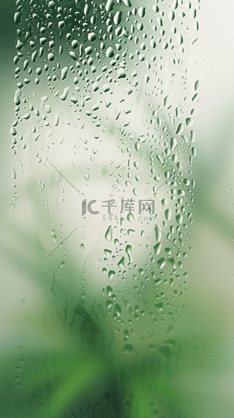 春天绿色玻璃窗上的雨点背景素材背景图片免费下载_海报banner/高清大图_千库网(图片编号7175500)