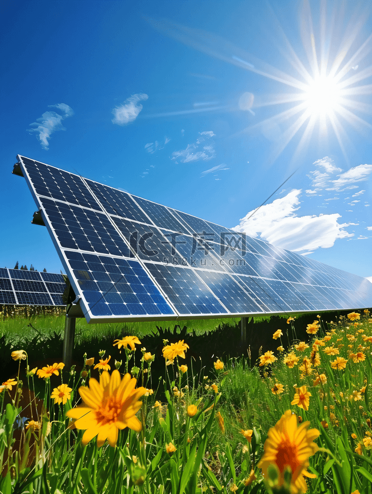 户外大功率太阳能高清摄影大图-千库网