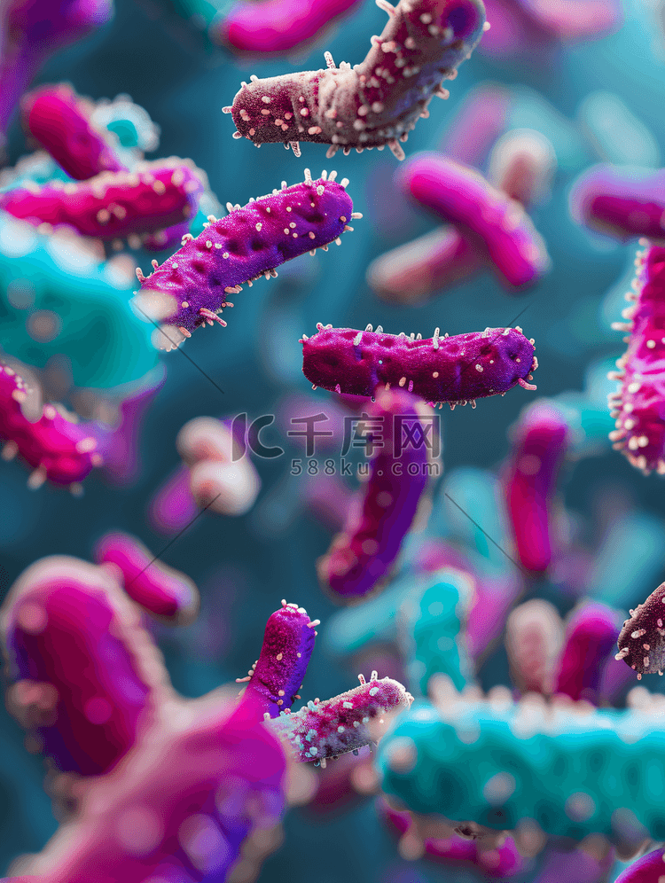 显微镜细菌医疗高清摄影大图-千库网