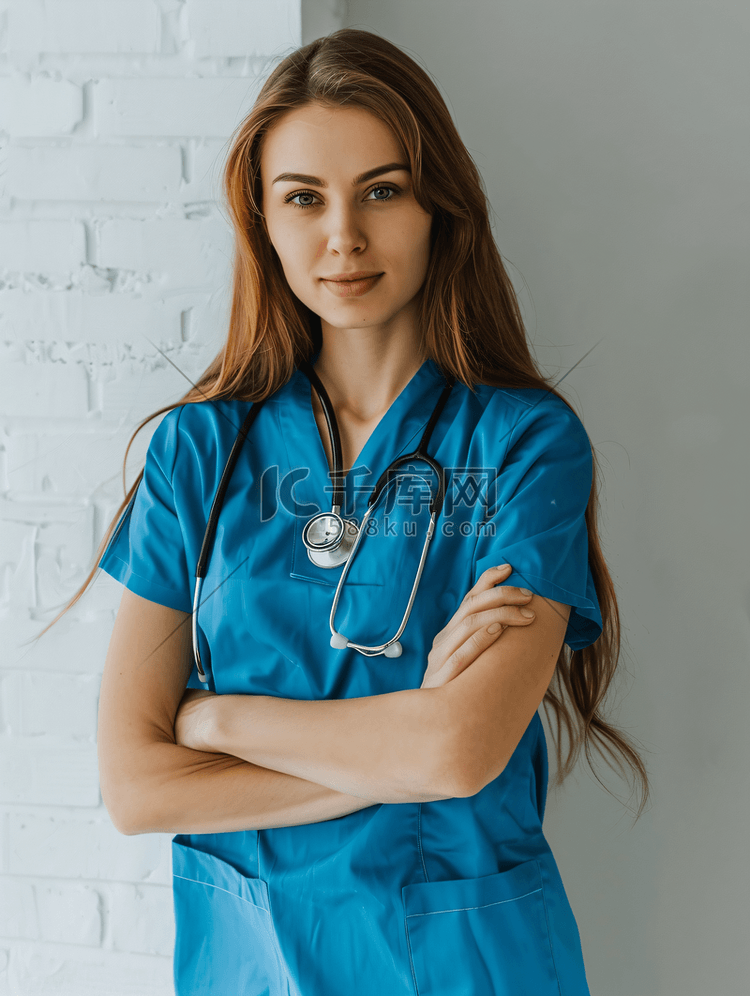 护士形象 关爱医疗高清摄影大图-千库网
