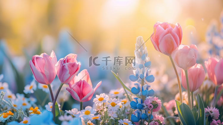 春天户外野花花朵的摄影14摄影图高清摄影大图-千库网