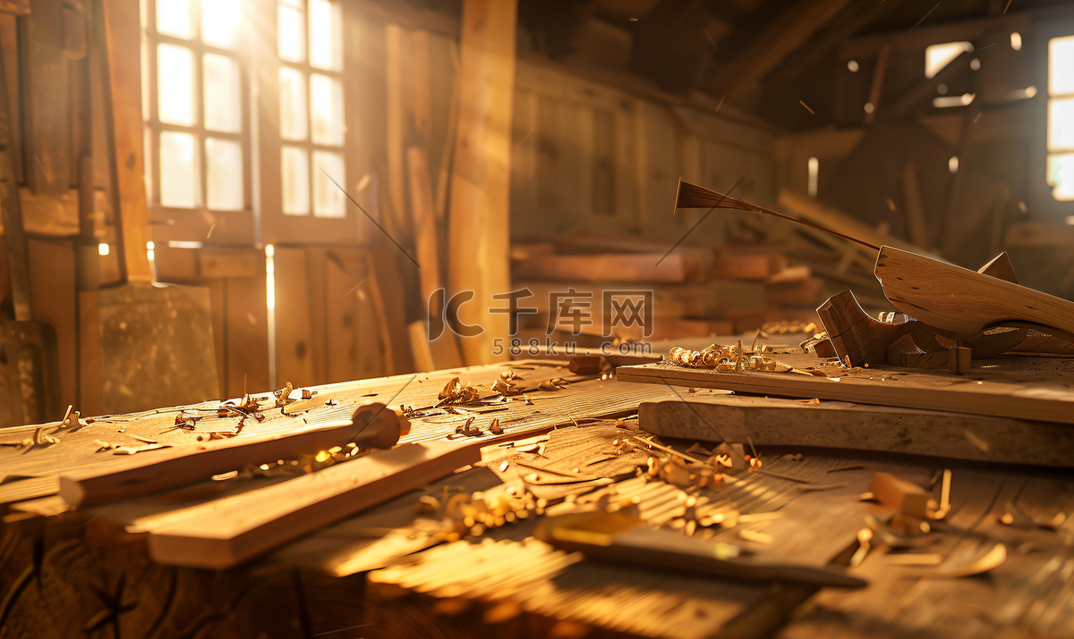 匠心之木匠工艺高清摄影大图-千库网