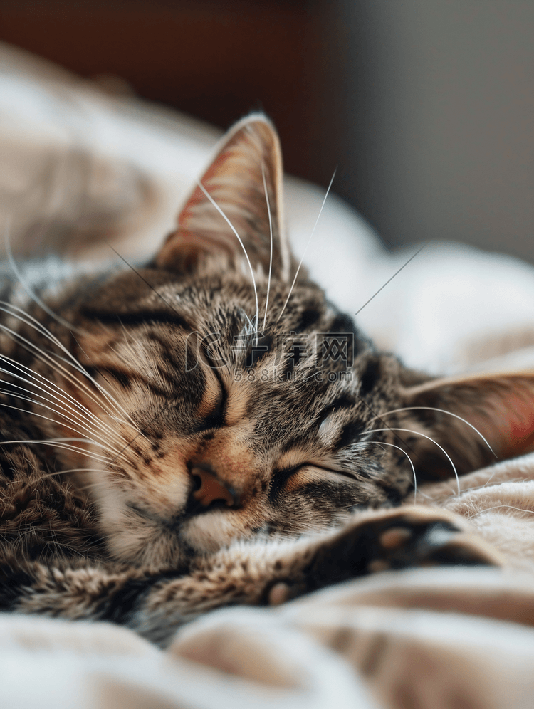 猫睡觉的猫高清摄影大图-千库网