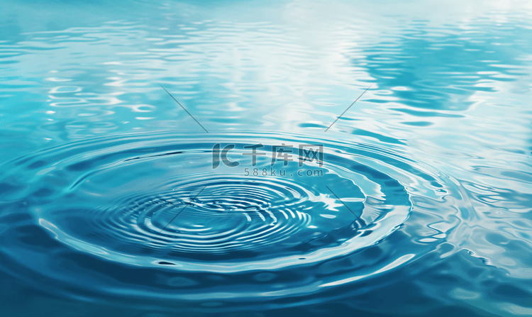 水波纹背景素材高清摄影大图-千库网
