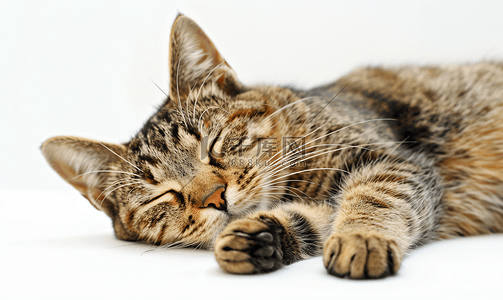 猫睡觉的猫高清摄影大图-千库网