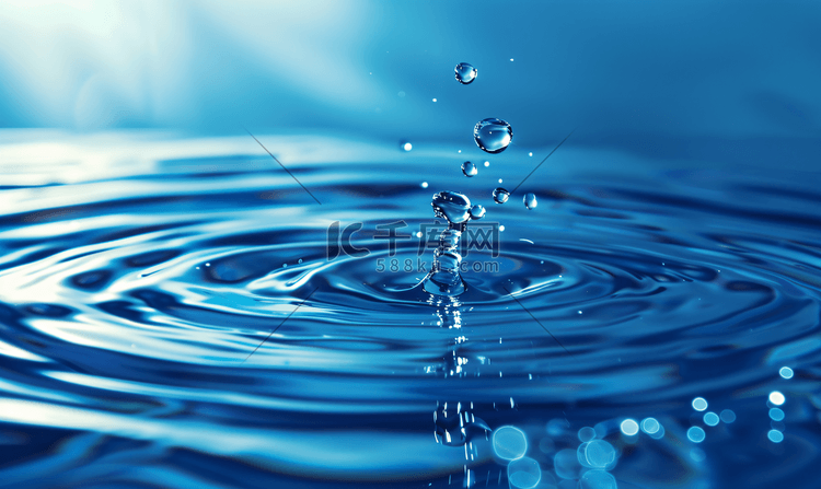 水波纹背景素材高清摄影大图-千库网