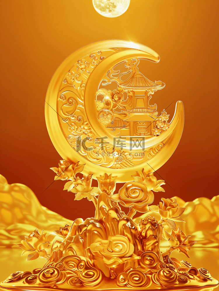 月饼高清摄影大图-千库网