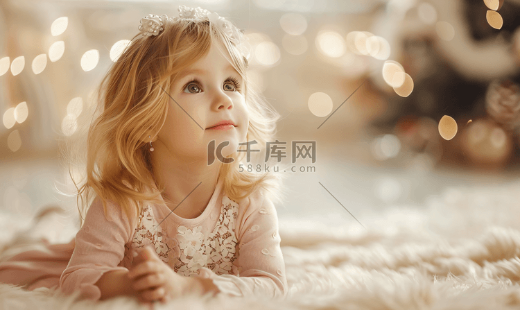 可爱的小女孩高清摄影大图-千库网