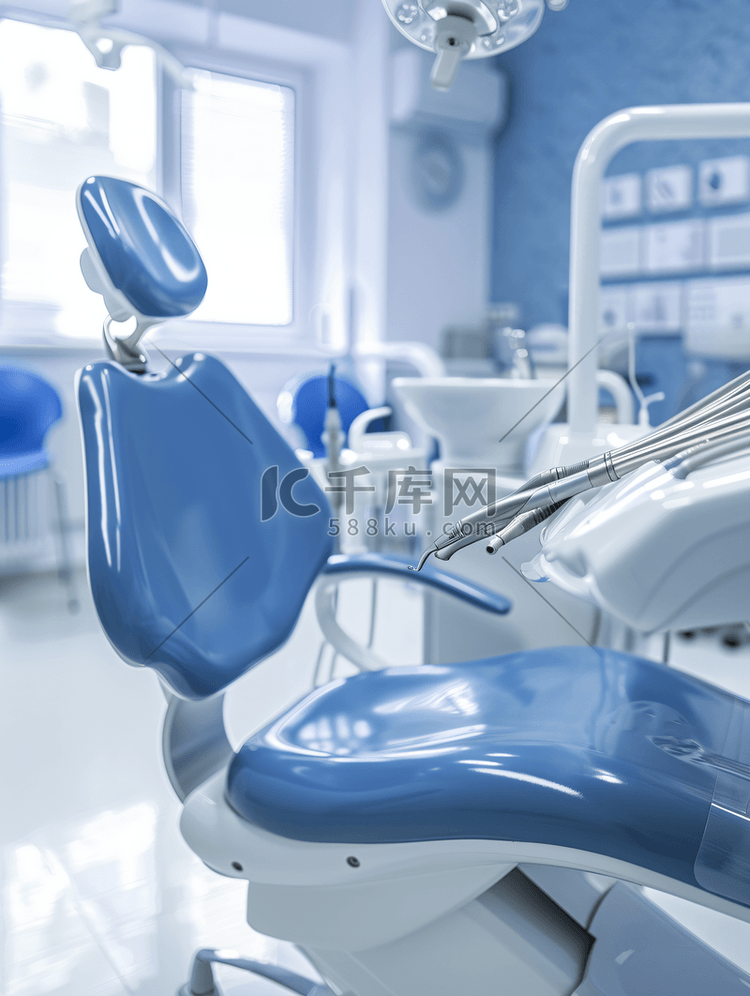 牙科医生给患者治疗高清摄影大图-千库网
