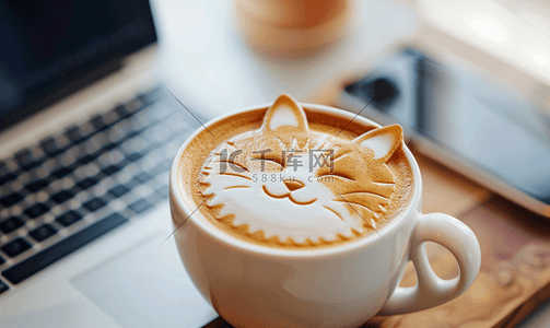 卡通咖啡因摄影图片-卡通咖啡因摄影作品-千库网