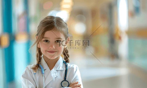 儿科专家护士高清摄影大图-千库网