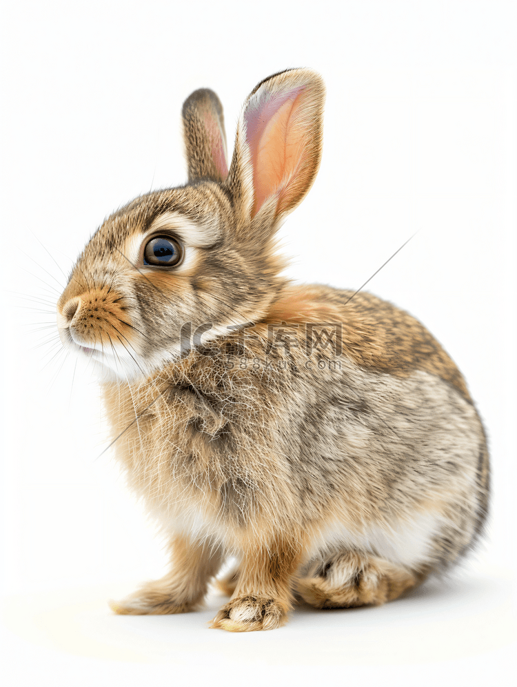 孤立的弹力兔高清摄影大图-千库网
