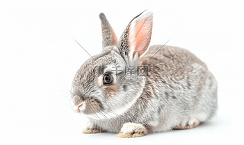 灰色兔子可爱图片-灰色兔子可爱素材-灰色兔子可爱模板图片下载-千库网