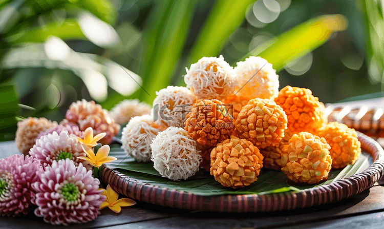 泰国传统大、小草药球高清摄影大图-千库网