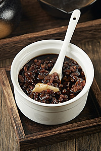 港式茶餐红豆双皮奶高清摄影大图-千库网