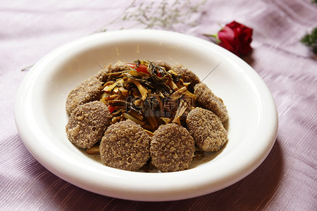 干白菜高粱糕高清摄影大图-千库网