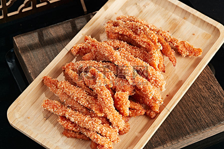 风味炸鸡胸肉鸡柳高清摄影大图-千库网