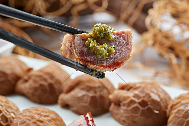 科尔沁水煮肚包肉高清摄影大图-千库网