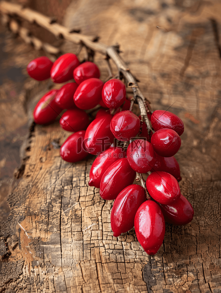 橄榄木上的红土耳其漆树马桑高清摄影大图-千库网