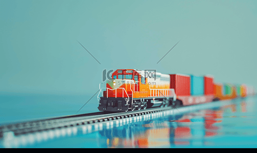 全球物流业务货运航空铁路运输和海运高清摄影大图-千库网
