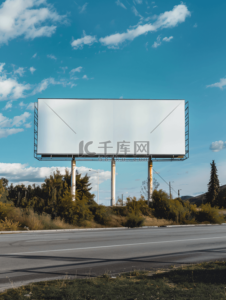 大型户外广告牌高清摄影大图-千库网