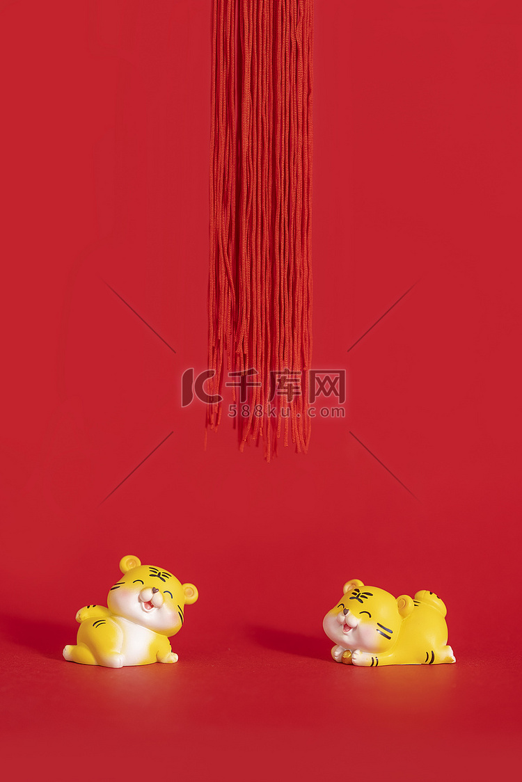 虎年春节红色图片高清摄影大图-千库网