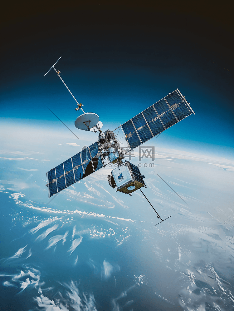 通讯卫星高清摄影大图-千库网
