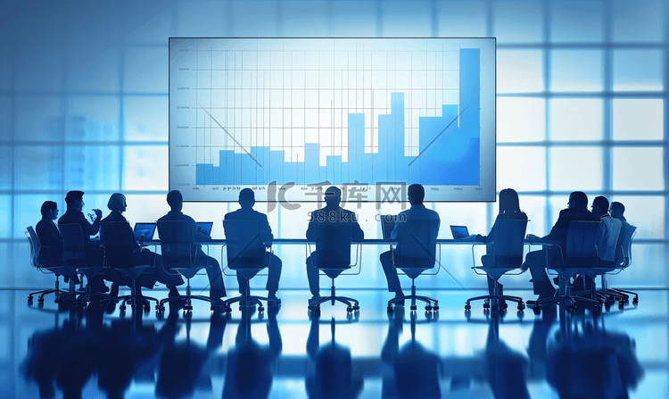 商务会议演示高清摄影大图-千库网