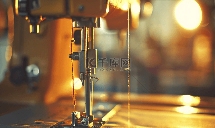 缝纫机关闭高清摄影大图-千库网