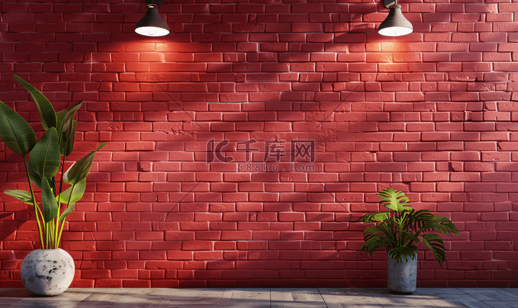 红砖墙背景高清摄影大图-千库网