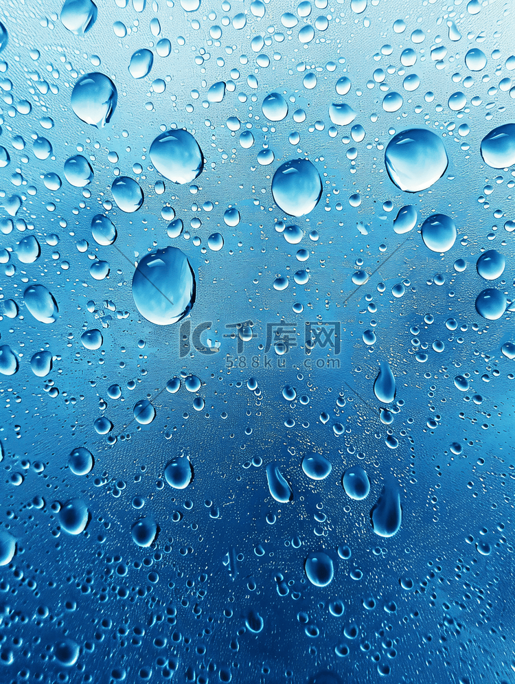 露水透明水滴质感高清摄影大图-千库网