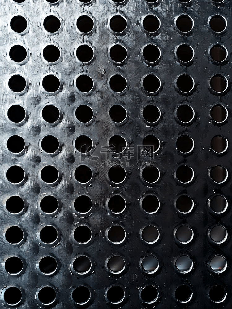 金属钉板穿孔纹理背景材料与圆孔图案板矢量高清摄影大图-千库网
