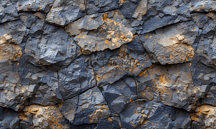 天然装饰石材的岩石纹理墙高清摄影大图-千库网