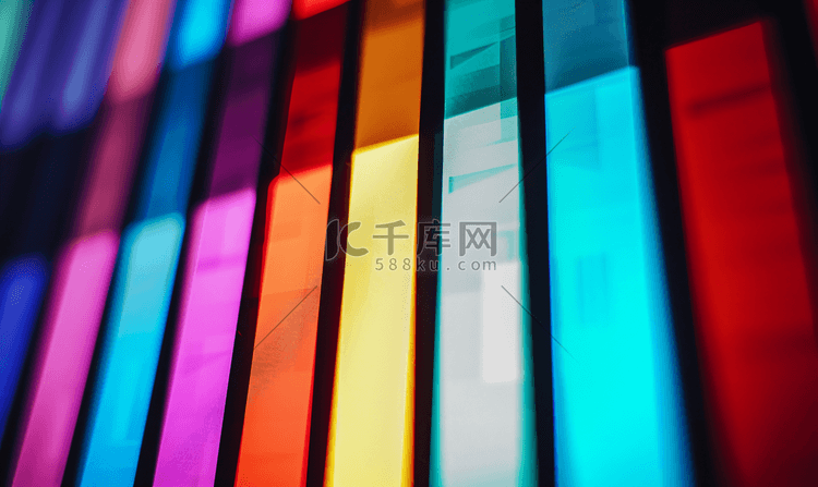 带测试彩条的屏幕高清摄影大图-千库网