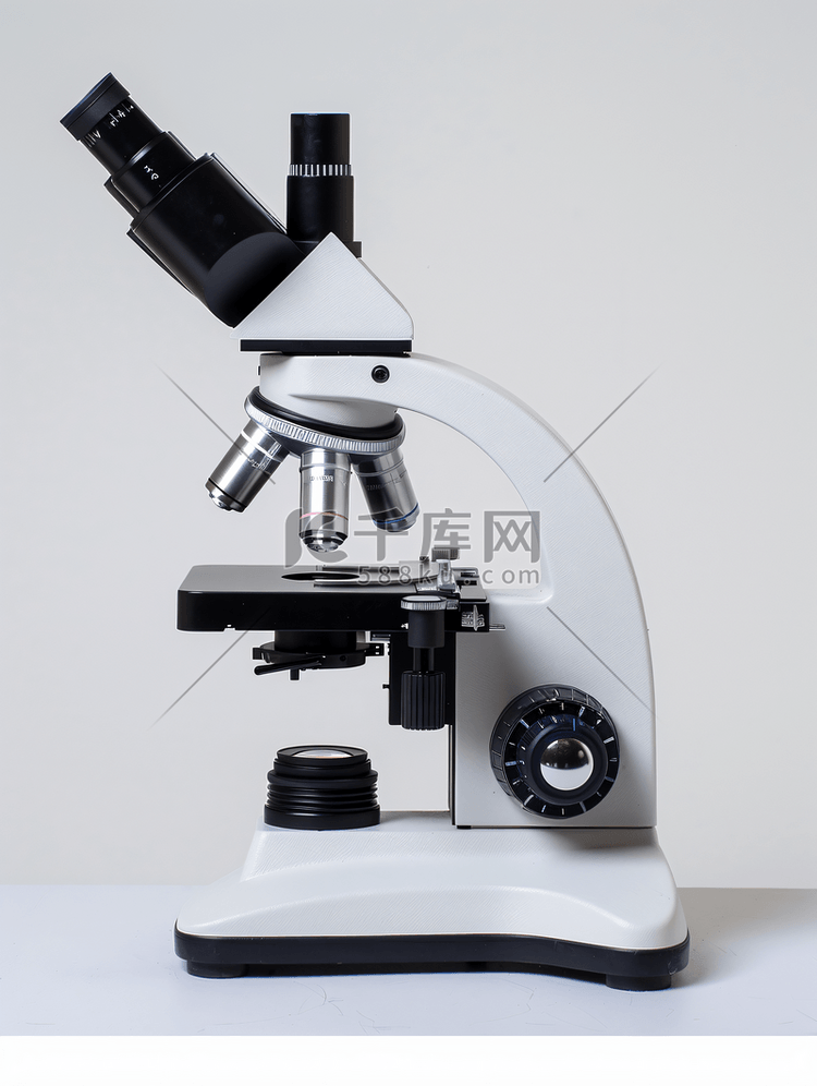 显微镜实验室研究诊断微生物学高清摄影大图-千库网