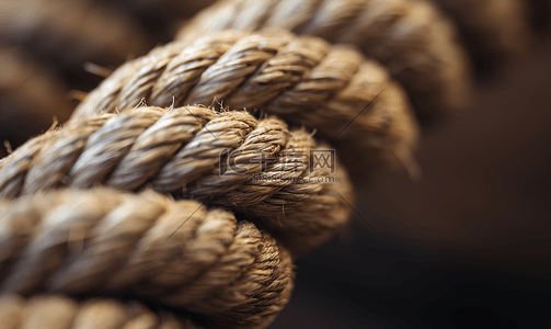 宏观绳索纹理超级特写的粗绳子形状为旧复古绳子的螺旋照片高清摄影大图-千库网