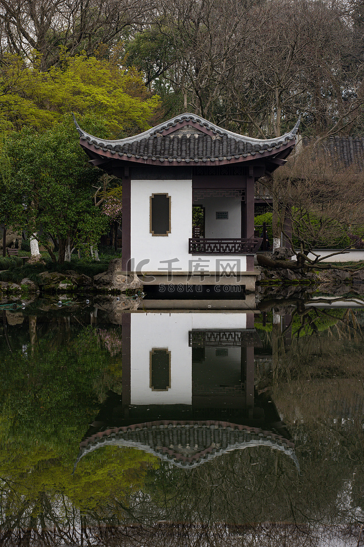 中国杭州西湖曲院风荷高清摄影大图-千库网