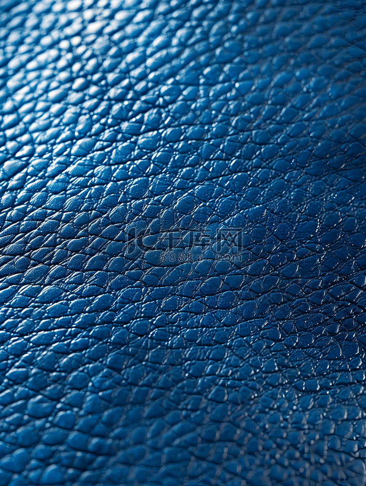 蓝色皮革纹理抽象空背景设计高清摄影大图-千库网