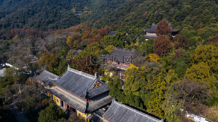 杭州灵隐寺高清摄影大图-千库网