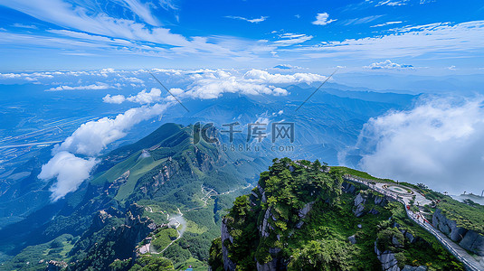 山景自然美丽拍摄真实立体描绘摄影照片高清摄影大图-千库网