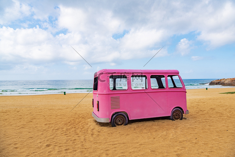 海南陵水呆呆岛沙滩美景高清摄影大图-千库网