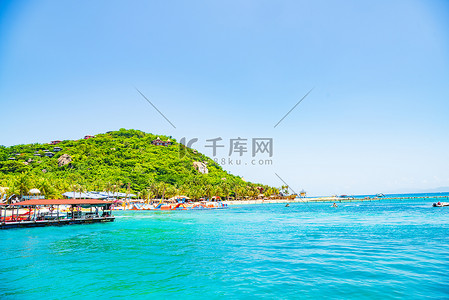 海南万宁分界洲岛夏日美景高清摄影大图-千库网