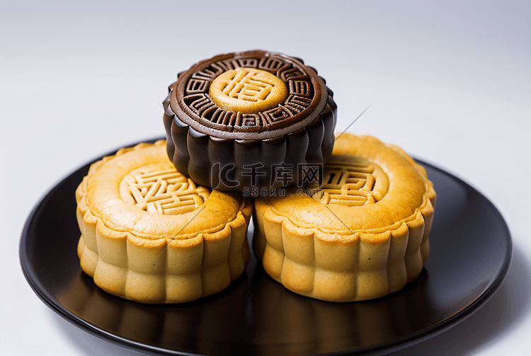 中秋佳节月饼点心摄影70高清摄影图高清摄影大图-千库网