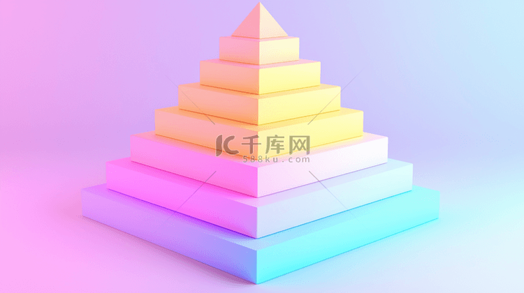 三角形金字塔几何背景图片免费下载-千库网