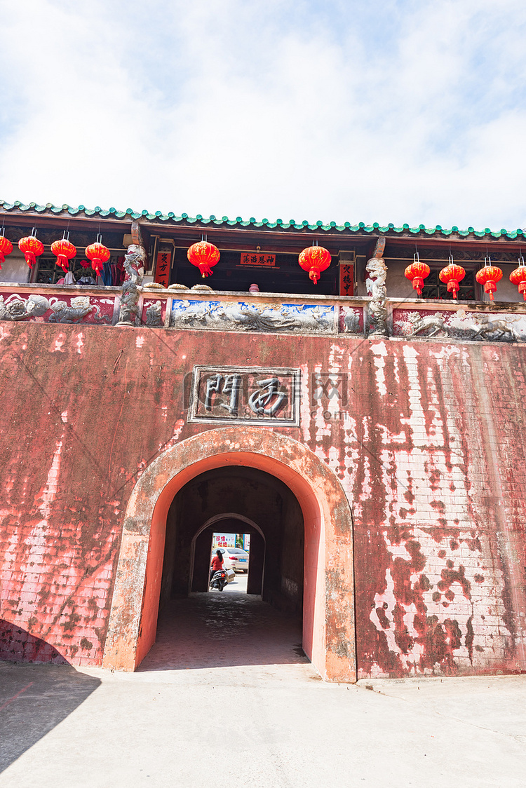 中国广东惠州平海镇平海古城西门高清摄影大图-千库网