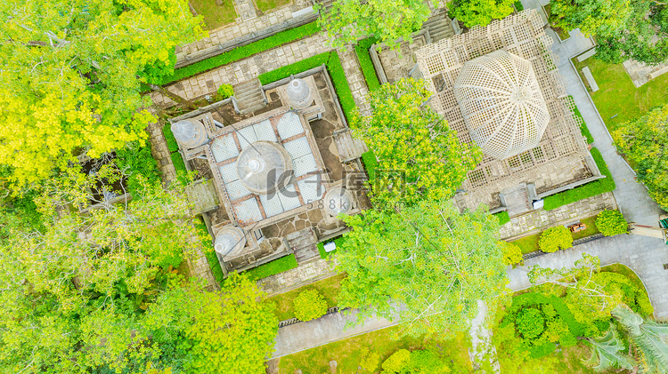 广东江门开平碉楼立园高清摄影大图-千库网