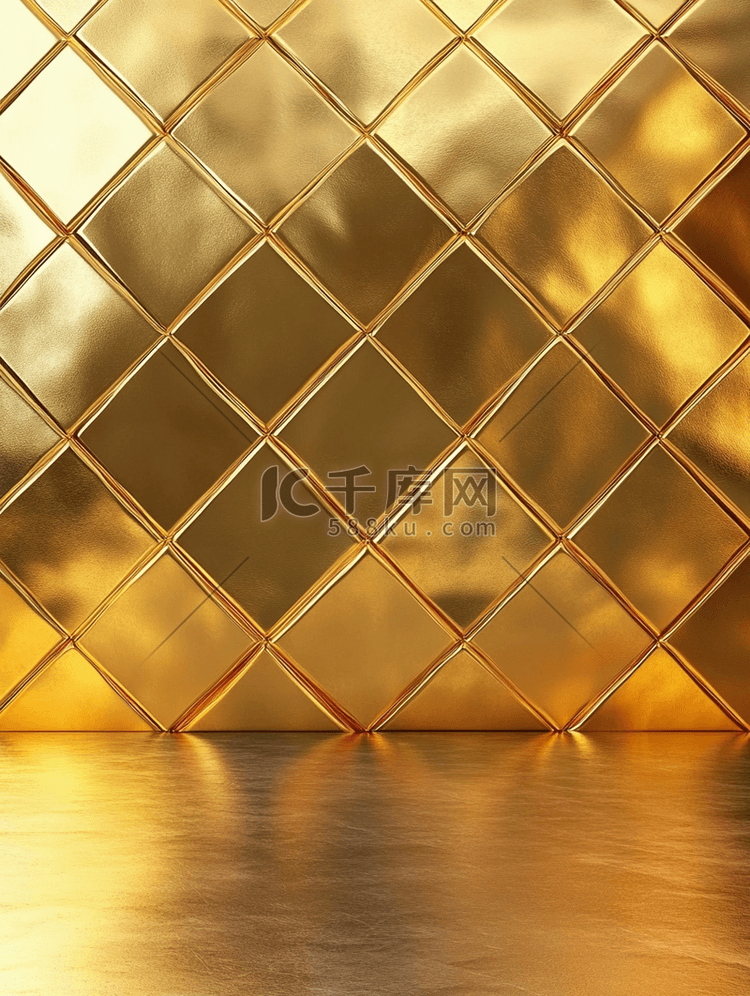 金色纹理背景复古金色闪亮墙面高清摄影大图-千库网