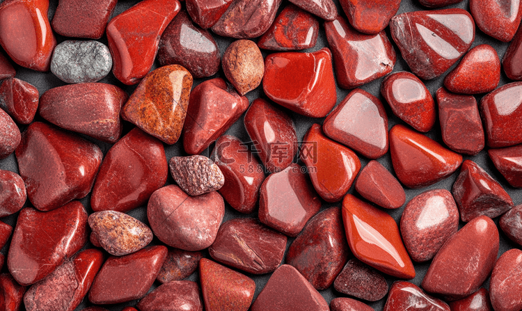 水下红石头纹理背景高清摄影大图-千库网